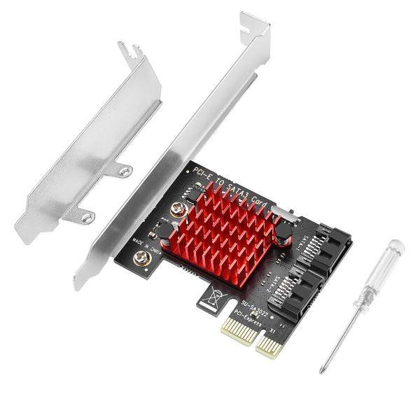 【商品説明】　・【SATA 増設 ボード】ELUTENG SATA 増設 ボード 6Gbps速度 PCI-E to SATA 3.0 2ポート 拡張カード PCI Express x1 X4 X8 X16用 大型/小型シャーシを使用でき W...