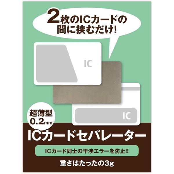 【商品説明】　・※ICカードの種類、ICカード読み取り機の種類によっては干渉エラーが発生する場合がございます。・※本製品は交通系非接触ICカード(スイカ、パスモ、イコカ、ピタパ、トイカなど)同士での使用は推奨しておりません。・【タイプ】 両...