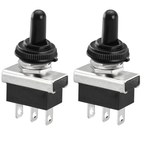 【商品説明】　・3ピン端子幅:1/4インチ(6.3mm)。・SPDT ON/OFF/ON メンテナンス。・取り付け穴のサイズ: 12.2mm。・本体サイズ:29mm x 15mm。※未決済で３日経過した場合は、ご案内無しで一旦キャンセルさせ...