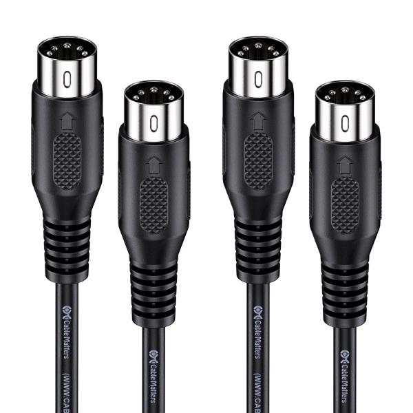 【商品説明】　・【便利でお得な2本パック】MIDI IN用・MIDI OUT用として使えるMIDIケーブルが2本セット。追加ケーブルを購入する手間を省き、複数の機材を同時に接続可能。・【安定した信号伝送】ストレート配線方式により、安定したM...