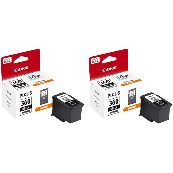 【商品説明】　・【 商品内容 】BC-360 ブラック 2本・【 対応機種 】 PIXUS MP493 / MP490 / MP480 / MP280 / MP270 / MX420 / MX350 / iP2700・パッケージ重量: 0....