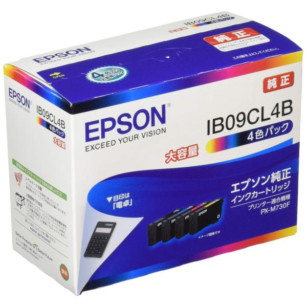【商品説明】　・シリーズ:純正 インクカートリッジ IB09・メーカー:?エプソン・同梱バッテリー:?いいえ・商品の重量:170g・商品モデル番号:?IB09CL4B※未決済で３日経過した場合は、ご案内無しで一旦キャンセルさせていただきます...