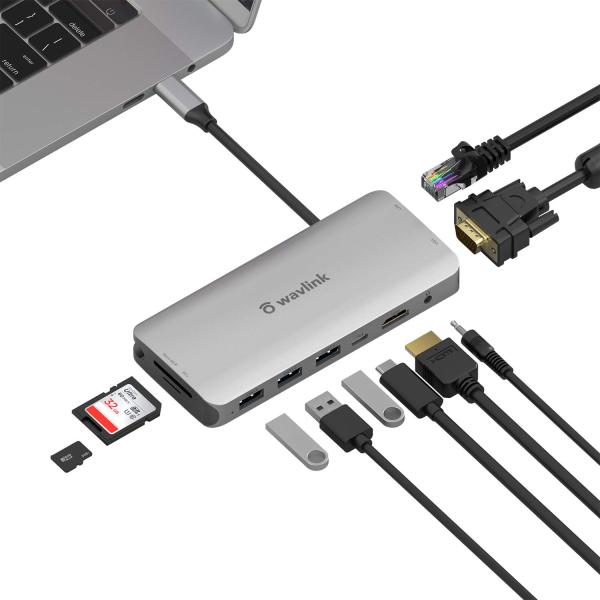 【商品説明】　・【60Ｗの充電機能】：60WのPD3.0充電をサポートします。 データの転送中に、コンピューター、MacBook Pro、またはその他のType-Cデバイスを充電できます。・【デュアルディスプレイ】：4K HDMIおよび2K...