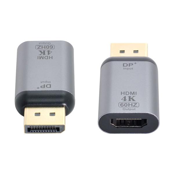 【商品説明】　・DisplayPort 1.2入力とHDMI 1.4出力に対応。・DisplayPort DPソース - HDMIシンクディスプレイ 4K@60hz ウルトラHDコンバーターアダプター ノートパソコンHDTV用・HDMI最高...