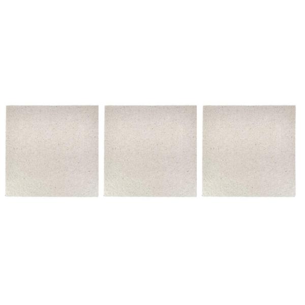 【商品説明】　・サイズ: 13 x 13cm・素材: マイカ（雲母）、 紙、シリコーン樹脂・製品名:電子レンジ用 マイカプレート 3枚組・重量: 25g、1枚あたり・電子レンジで使用されるマイカプレートの修理・補修部品です。製品のサイズが大...
