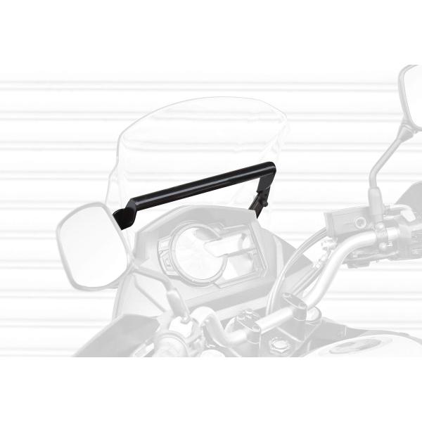 【商品説明】　・スクリーンステーに共締めで調整可能・スチール製ブラック仕上げ・パイプ径: 22.2mm/有効取付長: 263mm・最大積載量: 1.5kg・適合車種: V-STROM650/XT ABS 2017~※未決済で３日経過した場合...