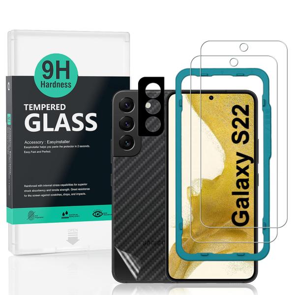 【商品説明】　・[HD保護]：ガラスは最大99％の高透明度で、Samsung Galaxy S22 5G独自の高解像度網膜視聴体験と高感度タッチレスポンスを維持します・[グッドタッチ対応]：Samsung Galaxy S22 5G用の厚さ...