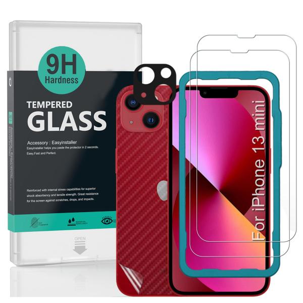 【商品説明】　・[HD保護]：ガラスは最大99％の高透明度で、iPhone 13 mini(5.4") 独自の高解像度網膜視聴体験と高感度タッチレスポンスを維持します・[グッドタッチ対応]：iPhone 13 mini(5.4")用の厚さ0...