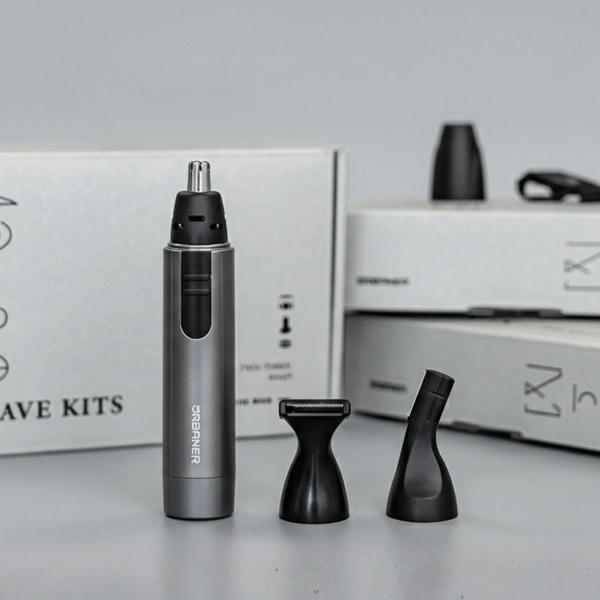 【商品説明】　・【360度洗浄設計の鼻毛カッター メンズ】鼻腔構造に合わせた立体的な安全な円形の刀頭が鼻腔を傷つけずに、鼻毛をきれいに修剪することができ、使用時のストレスも軽減します。また、鼻腔にフィットするデザインにより、修剪もスムーズで...