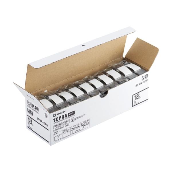 【商品説明】　・【テープ幅】18mm・【テープ色】白・【巻長さ】8m・【文字色】黒※未決済で３日経過した場合は、ご案内無しで一旦キャンセルさせていただきます。※食品商品について・・・商品サンプル画像に賞味期限が記載されている場合がございます...