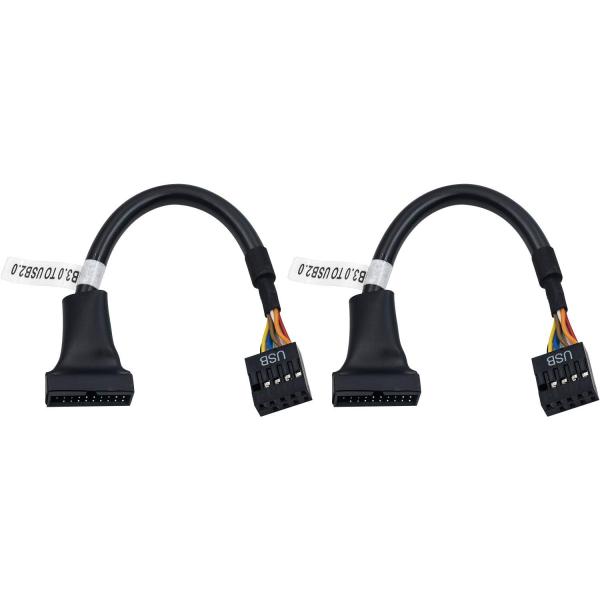 【商品説明】　・USB 3.0 19ピンを持つデバイスをUSB 2.0 9ピンのマザーボードに接続します。・USB 3.0ホストとデバイスを使用した場合、最大4.8Gbpsのスループットを提供。USB2.0の性能は480Mbpsです。・US...