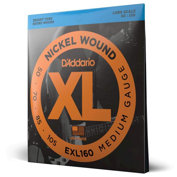 【商品説明】　・Long Scale.050 .070 .085 .105・[.050 .070 .085 .105]・lectric Bass StringsDAddario/EXL-160/M・世界中のベーシストから圧倒的な支持を得てい...