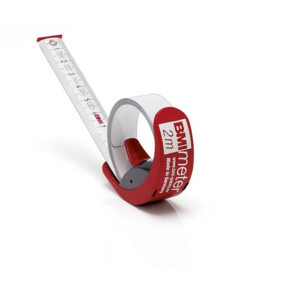 【商品説明】　・2m計測　 7cm×5.8cm×1.2cm Made in Germany・65g　コンパクトで軽量・ベルトに装着できるホルダー付き・押せばメジャーが飛び出していくストッパー付き・計測部分：ステンレスの耐水仕様　折り曲げての...