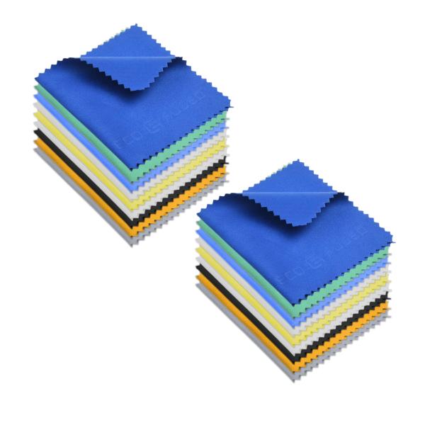 【商品説明】　・? コンパクトで持ち運びに便利なサイズ：5.5×3インチ（約14×8cm）・? 柔らかく耐久性のある高品質マイクロファイバー素材・? 眼鏡、カメラレンズ、スマートフォン、タブレット、LCDスクリーンなど、デリケートな表面の清...