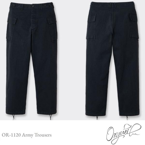 ■製造国  日本       ■素材   Cotton 100% 1940 年代の米軍M-43 ヘリンボーンパンツをデザインモチーフにしています。使用されているヘリンボーン素材は重厚感があり、サイドにのみ大きなポケットが付いているのが特徴で...