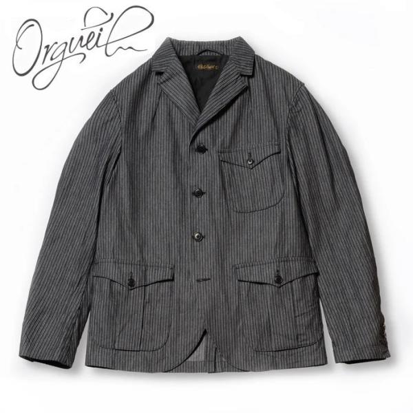 ■製造国  日本       ■素材  Cotton 100％1900 年代初頭のサックジャケットをデザインのベースにしています。小ぶりな襟と浅めのV ゾーンが特徴で、クラシックなスタイルを演出しつつ、襟まわりや肘裏にダーツを入れることで動...