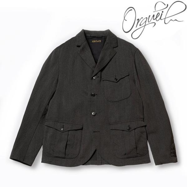 ■製造国  日本       ■素材  Wool 64％　　 Cotton 36％1900 年代初頭のサックジャケットをデザインのベースにしています。小ぶりな襟と浅めのV ゾーンが特徴で、クラシックなスタイルを演出しつつ、襟まわりや肘裏にダ...