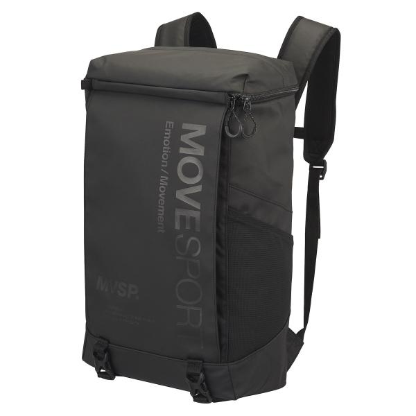 総容量30Lのスクエアバックパックです。 　本体はポリエステルにPU加工を施し、水がしみにくい耐水性に優れた素材を使用しています。裏地にはっ水加工を施しています。　肩にフィットする形状のハーネスショルダー構造。本体内側にはクッション性のある...