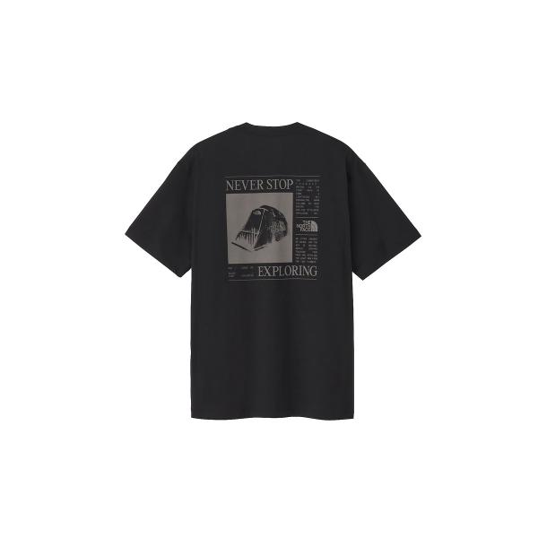 ハリ感のある度詰めコットンの風合いと、速乾性を兼ね備えた素材を使用した半袖Tシャツ。コットン100%の天然素材でありながら、化学繊維に近い速乾性を備えています。洗濯をしても乾きやすい、イージーケア性も魅力です。夜明け前のテントのグラフィック...