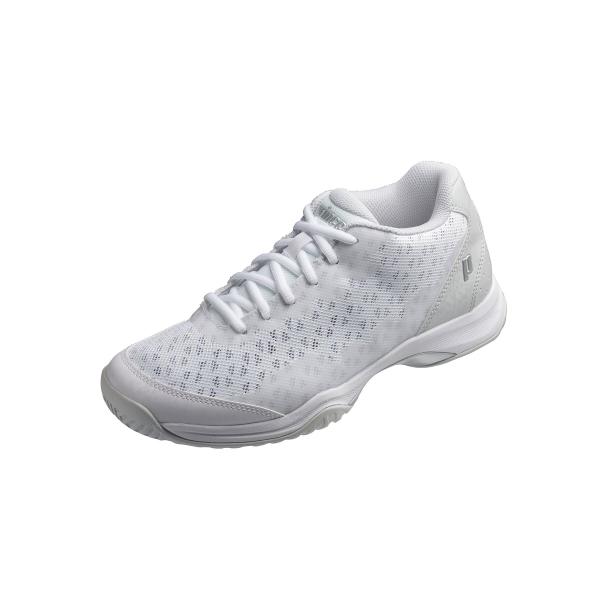 【コメント】公益社団法人 日本ソフトテニス連盟 公認現行モデルで最も幅の広い足型を採用。柔軟で通気性の高いアッパー素材と高いクッション性で柔らかな足入れ感も実現した軽量ワイドモデルご注意:Princeは(公財)日本ソフトテニス連盟公認メーカ...