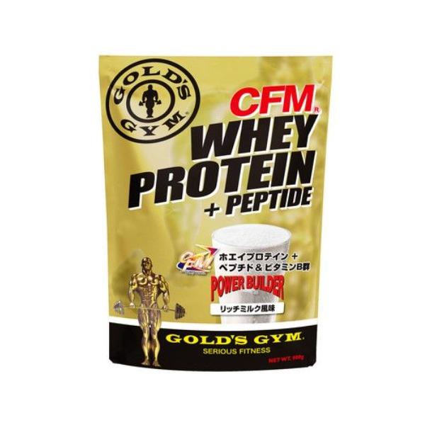 筋肉づくりにこだわり、製法と配合を徹底追及したホエイプロテインゴールドジムCFMRホエイプロテインは、CFMRホエイプロテインにホエイたんぱくを分解した「ホエイペプチド」、さらに「ビタミンB群」を配合。甘味料・香料を加えず、ホエイ成分にこだ...