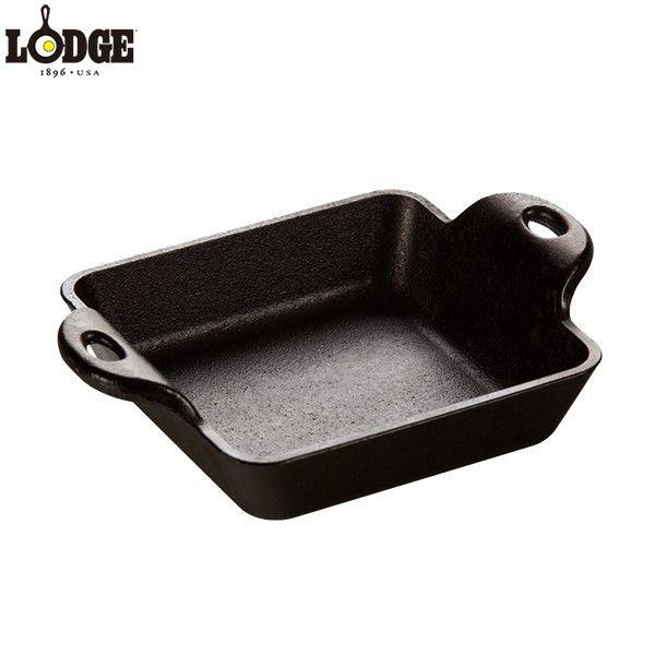 ・内径：約11.4cm・深さ：約2.5cm・重量：644g・生産国：アメリカLODGE ロッジ HE スクエア ミニサーバー HMSSは120年余りの歴史があるLODGE（ロッジ）社のミニサーバーです。ミニサーバーはお料理をそのままテーブル...