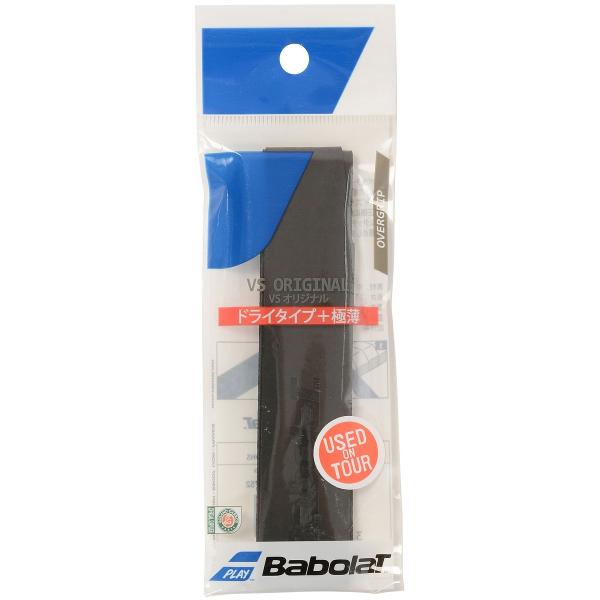 バボラチームで使用実績ナンバーワン。セミウエットタイプ。バボラ Babolat VSグリップx１　ＢＫ ラケットスポーツ グリップテープ ブラツク BA651018