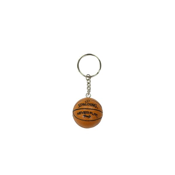 ミニチュアバスケボールのキーホルダー。スポルディング SPALDING キーチェーン バスケットボール アクセサリー 直径3.8? ORANGE 11-009