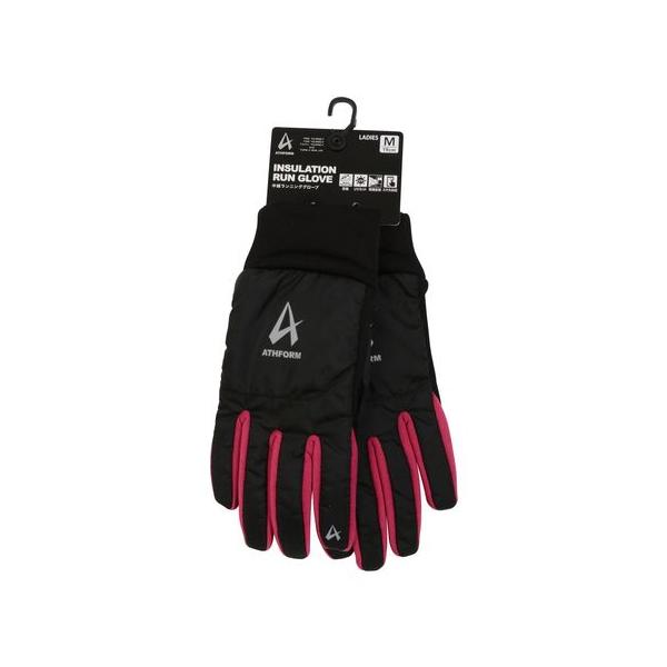 【カラー】ブラック/ピンク【サイズ】S/M/L【素材】ポリエステル / ポリウレタン【原産国】インドネシア【メーカー品番】62656897【コメント】甲側に防風素材を使用し、寒い日でも快適に過ごせる中綿入りのグローブ。スマートフォン対応（親...