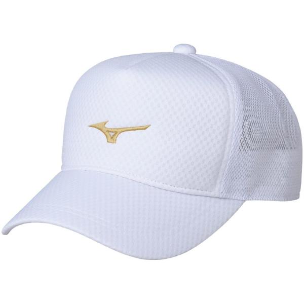 定番キャップに新色登場。　　F（頭周り:56-60）cm　　※商品は、独自の採寸方法により採寸されています。　※商品生地の特性によって、1cm前後の誤差が生じる場合があります。ミズノ MIZUNO キャップ ラケットスポーツ アパレルアクセ...