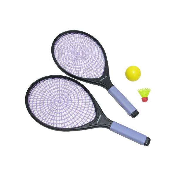 【カラー】ラベンダー【サイズ】.【素材】ラケット：ABS樹脂、ポリブロビレン　ボール：ポリウレタン　シャトル：ナイロン、熱可塑性ゴム　ケース：不織布、PVC【原産国】中国【メーカー品番】69887388【コメント】アウトドアでも楽しめるラケ...