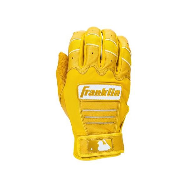 【カラー】イエロー【サイズ】S/M/L/XL【素材】羊革【原産国】ベトナム【メーカー品番】70328745【コメント】多くのMLB・NPB選手が愛用するフランクリンバッティング手袋。人気のあるCFX PRO。メーカー品番：20895