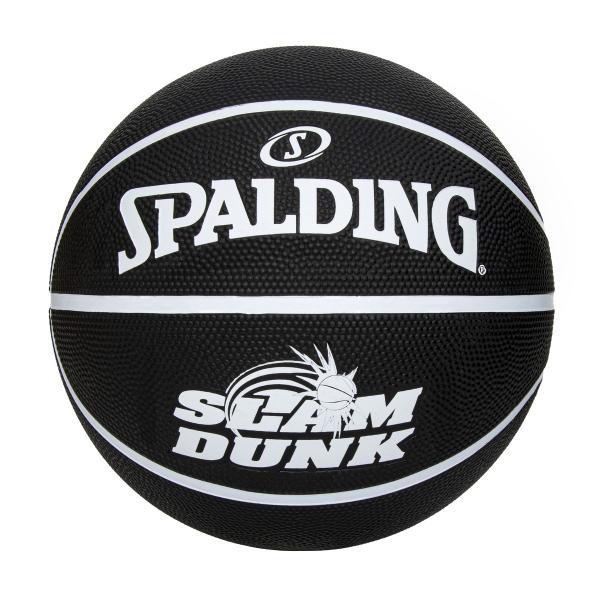 7号球-スポルディング SPALDING SMU スラムダンク ブラック ラバー SZ7 SA バスケットボール 7号ボール 7号球 BLK 84-860Z