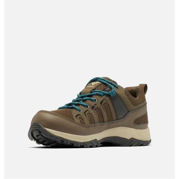 ウォータープルーフのローカットトレッキングシューズコロンビア Columbia グラナイト トレイル ウォータープルーフ ワイド トレッキングシューズ メンズ メンズ PEATMOSS  KETT BI7738-213 送料無料