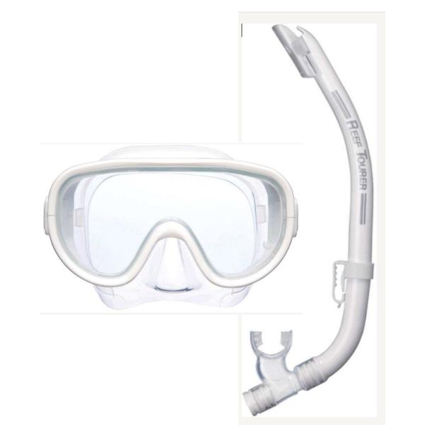 【カラー】W【サイズ】.【素材】レンズ/テンパードガラス　マスクスカート/エラストマー　マスクフレーム/ポリカ【原産国】台湾【メーカー品番】83090274【コメント】1眼マスクとシリコーン製スノーケルのスタンダードセット男女兼用 10歳?...