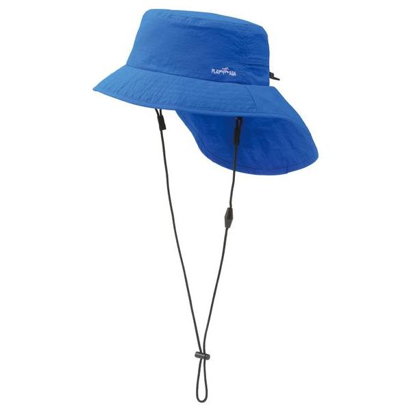 【カラー】ブルー【サイズ】S/M/L【素材】ナイロン100%【原産国】CHINA【メーカー品番】83126896【コメント】日除けを考えた形のハット。サイズ調整可能であご紐も万が一の時には外れる仕様。メーカー品番：KW-4664