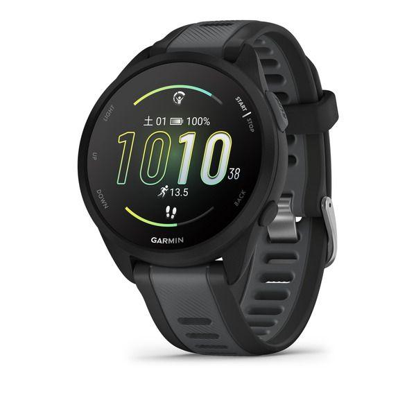 Forerunner（フォアランナー）165は楽しくランニングするためのGPSランニングスマートウォッチです。色鮮やかなAMOLEDタッチディスプレイやトレーニング、健康管理のための機能を搭載しています。ガーミン Garmin Foreru...