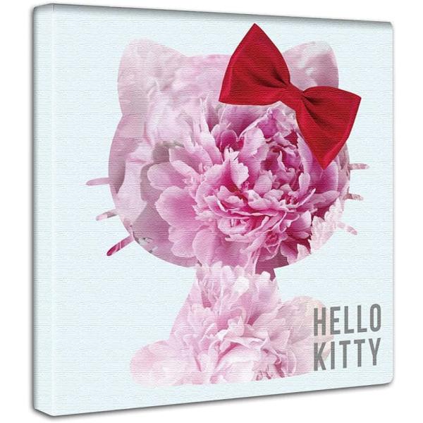 ハローキティ 現代アート キティ 新品 アートパネル キャンバスキャンバス画 絵画 キティちゃん アートポスター 30x30cm キティーちゃん