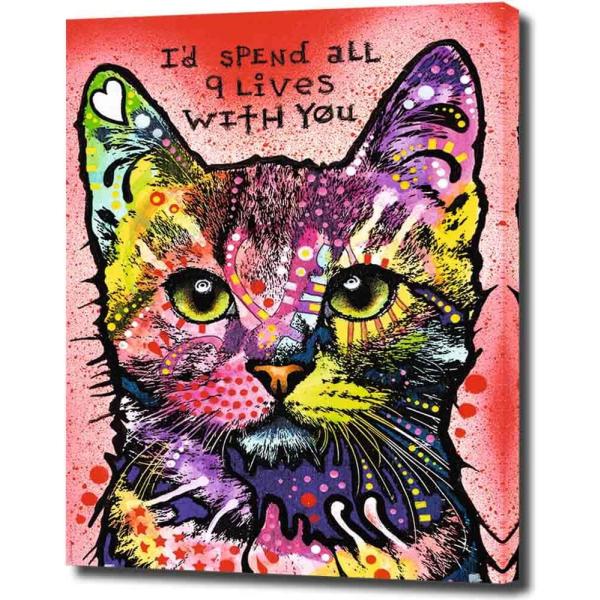 大きいサイズ 可愛い 猫 ネコ ねこ アートパネル 壁掛け 木枠 キャンバスキャンバス画 アートポスター 絵 インテリア 現代アート 絵画約50x70cm