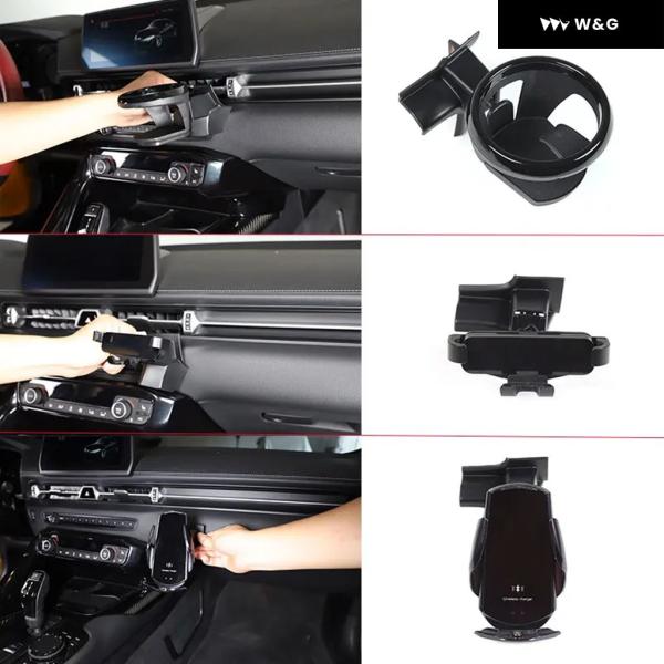 トヨタ GR スープラ A90 2019+ 車用ウォーターカップ ドリンクボトル ホルダー GPS ナビゲーション 携帯電話 ホルダー カスタム アクセサリー カスタムパーツ アクセサリー 交換用部品Item Weight:381gItem...