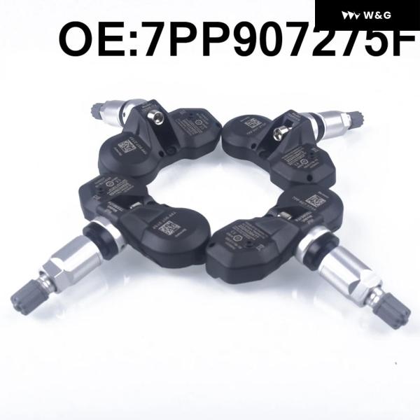 4X 防水 車TPMSタイヤエア圧モニター/ハザード システム センサー433MHZ アウディ A6 C6 A4 B7 A8 D4 VWトゥアレグ アウディ Q7 カスタムパーツ アクセサリー 交換用部品Hign-concerned Che...