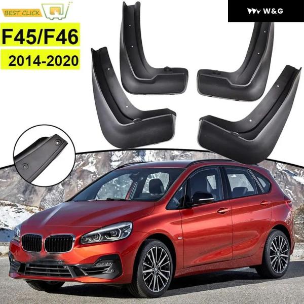 4個 フロント リア スプラッシュガード マッド フラップ マッドガード BMW 2シリーズ F45 F46 グラン アクティブ ツアラー 2014 - 20 カスタムパーツ アクセサリー 交換用部品Hign-concerned Chemi...