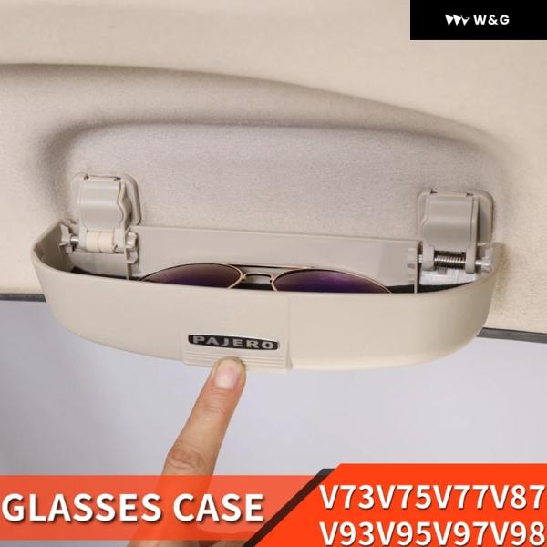 三菱 パジェロ アクセサリーサングラス メガネ ケース 収納 ボックス パジェロ ピニンIOフル モンテロ V73V87V9395V97V98 装飾 カスタムパーツ アクセサリー 交換用部品Special Features:Deposita...