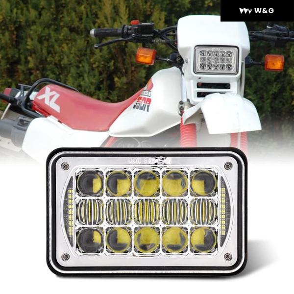 4X6インチ オートバイ バイク LED ヘッドライト スズキ DRZ400E DRZ400S DRZ400SM 2002-2016 H4651 H4652 H4656 H4666 トラック コン バージョン オフロード カスタムパーツ ア...