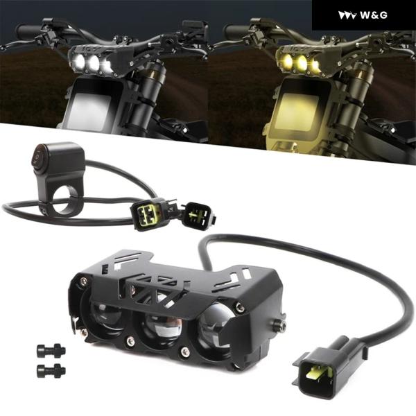 ヘッドライト スイッチ アップグレード キット TALARIA STING R MX4 ダート オートバイ バイク LED ライトバー ヘッドランプセット プラグプレイ 電動オフロード オートバイ バイク カスタムパーツ アクセサリー 交換...