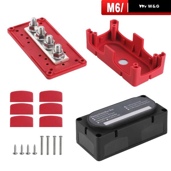 12-48V 300A 配電ブロック モジュール 設計 マリンバスバー 汎用 トラック 車 ボート M6 M8 M10 カスタムパーツ アクセサリー 交換用部品Hign-concerned Chemical:NoneItem Weight:...