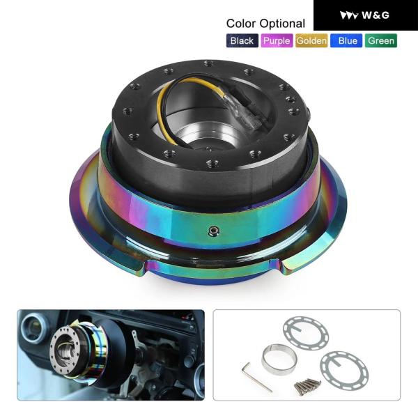 汎用 レーシング ステアリングホイール ハブ アダプター ボスキット 車用アルミクイックリリースハブ アダプター ボスキット カスタムパーツ アクセサリー 交換用部品Hign-concerned Chemical:NoneMaterial:...