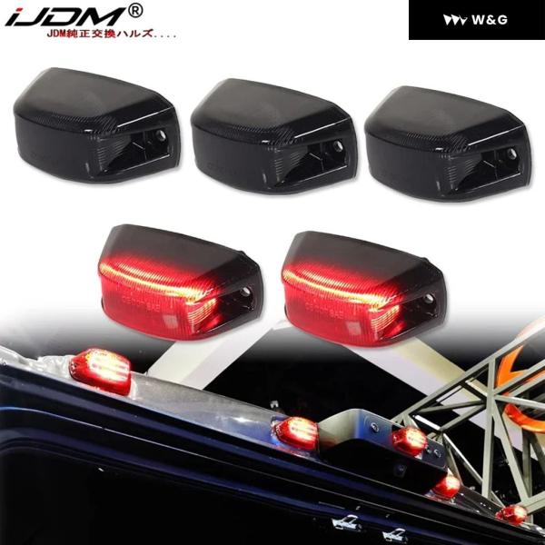 スーパーレッド フルLED リアキャブ ルーフクリアランスマーカーランプ 5個 2014-23 ダッジ ラム プロマスター 1500 2500 3500 カーゴ RV バン カスタムパーツ アクセサリー 交換用部品Hign-concerne...