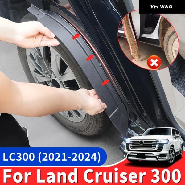 2021-2024年式 トヨタ ランドクルーザー 300 LC300リアフェンダーライニング カスタム アクセサリーチューニング2024 2022 2023に適合 カスタムパーツ アクセサリー 交換用部品Hign-concerned Che...