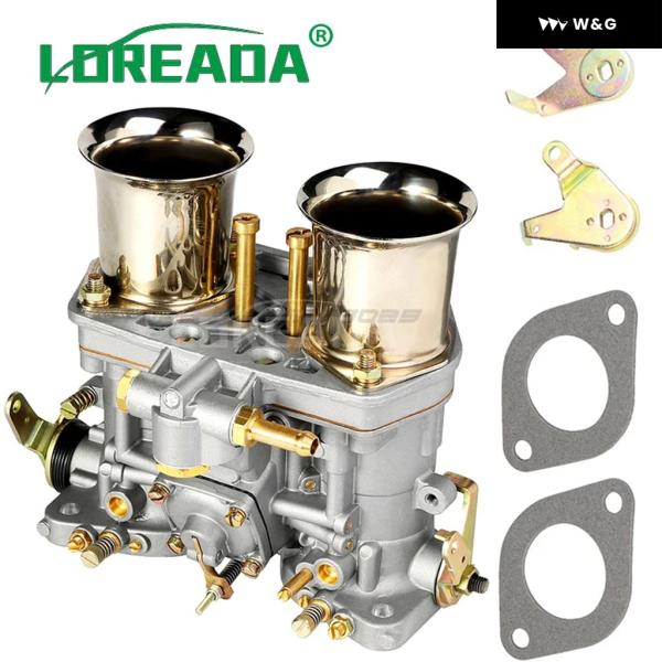 40IDF ウェーバー 垂直 キャブレター エアホーンガスケット付き VW ビートル バグ フィアット ジャガー ポルシェ 912 356 ソレックス デロルト EMPI 40MM カスタムパーツ アクセサリー 交換用部品Hign-conc...